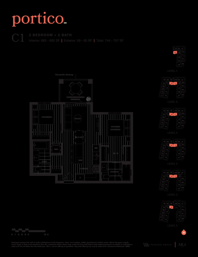 Portico By Wanson Group Floor Plans 2024 | PDF