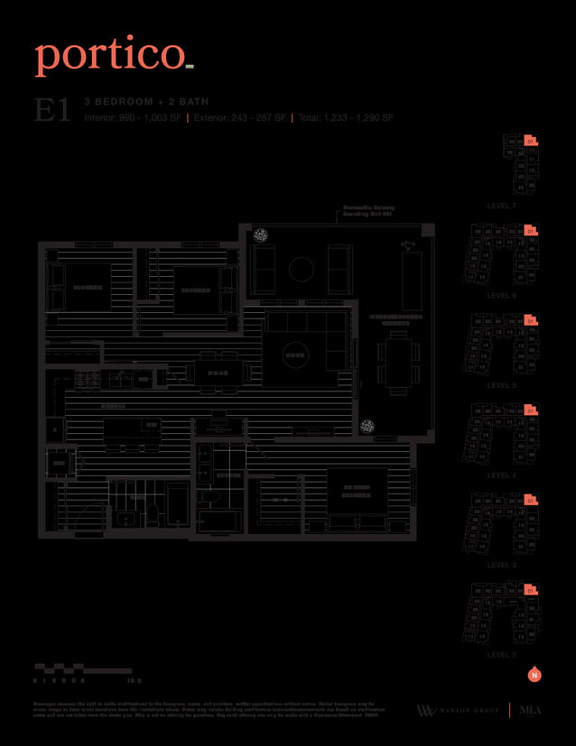 Portico by Wanson Group Floor Plans 2024 | PDF