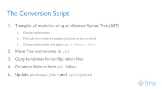 Porting 100k Lines of Code to TypeScript | PPT