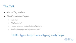Porting 100k Lines of Code to TypeScript | PPT
