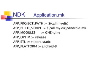 Porting and Maintaining your C++ Game on Android without losing your ...