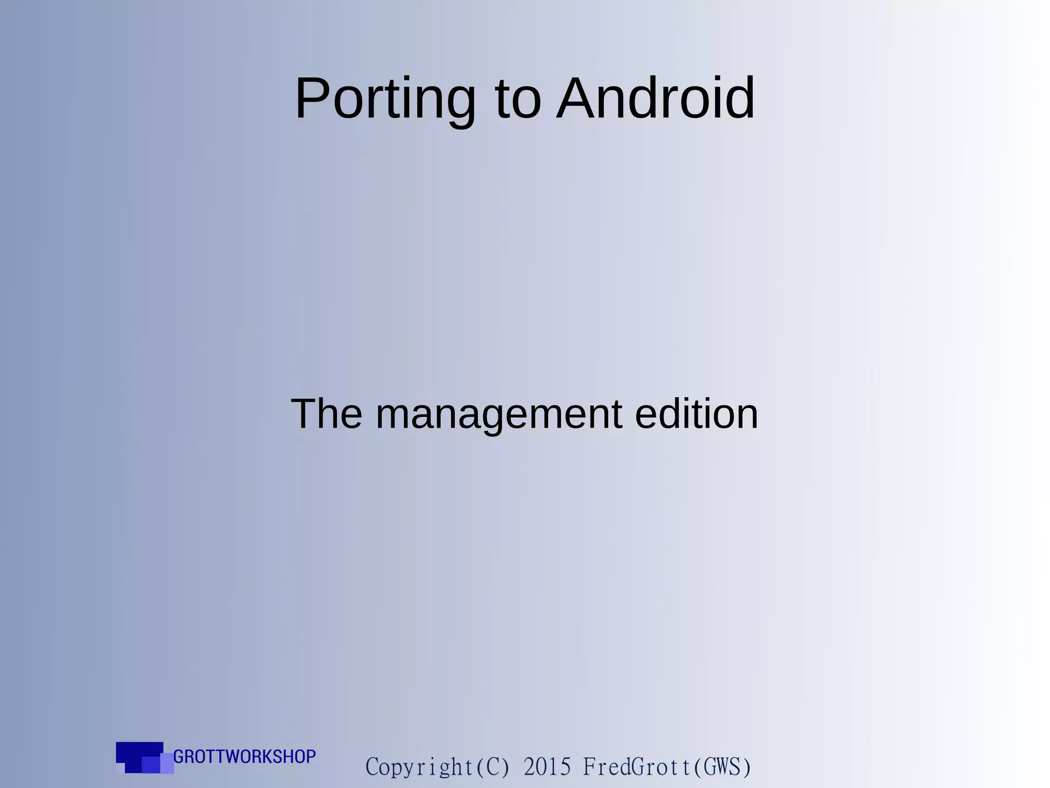 Porting from ios_to_android_managers_edition | ODP