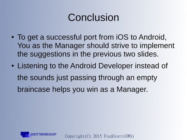 Porting from ios_to_android_managers_edition | ODP