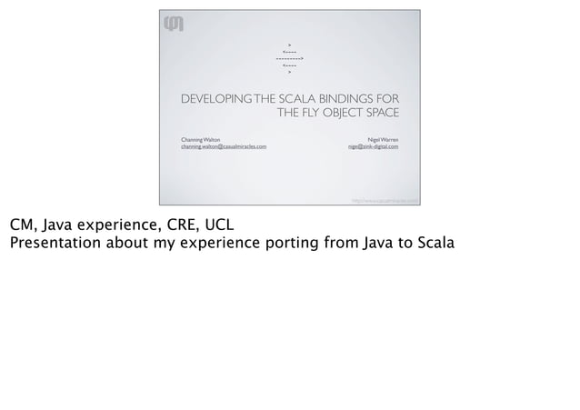 Porting Java To Scala | PPT