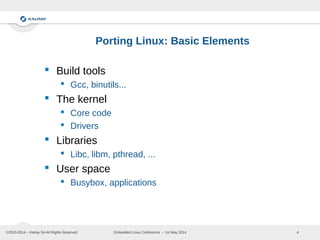 Porting linux to a new architecture | PDF