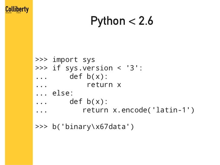 Porting to Python 3