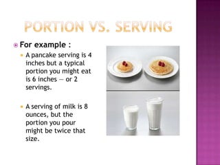 Portion control | PPTX