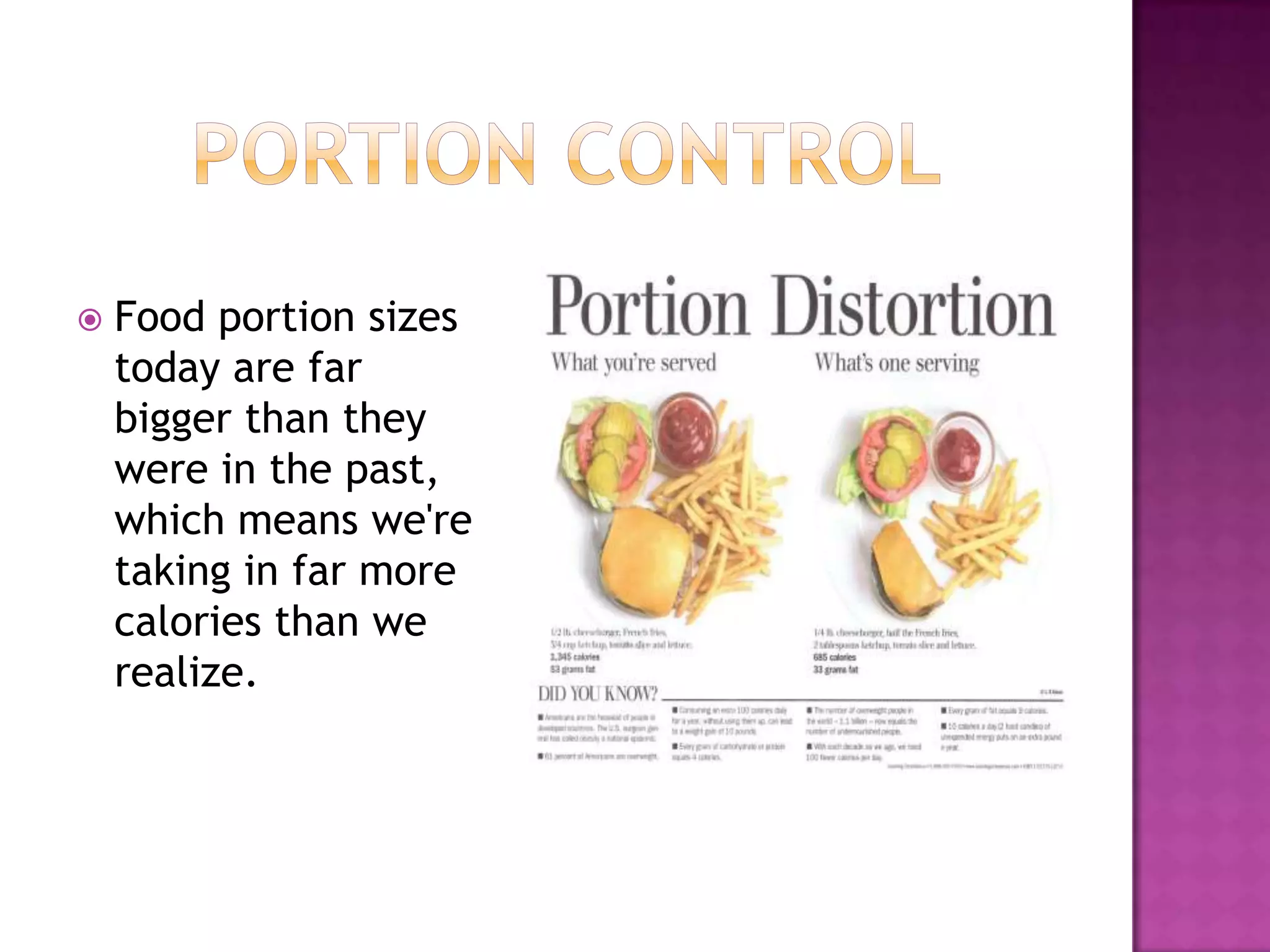 Portion control | PPT