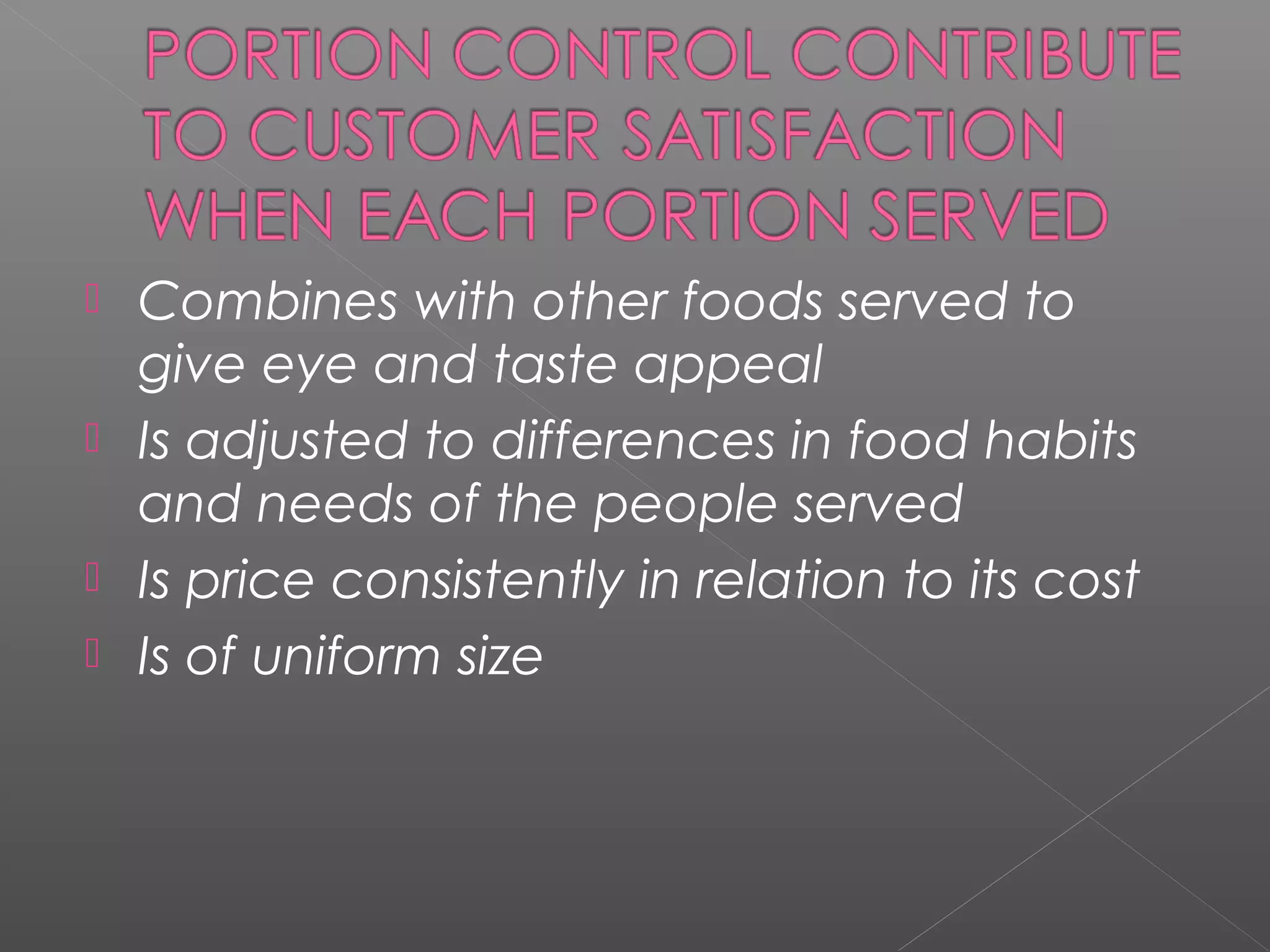 Portion control | PPT