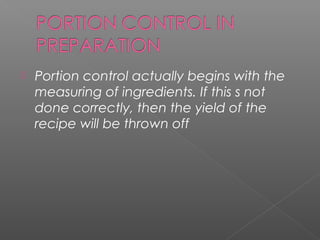 Portion control | PPT