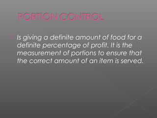 Portion control | PPT