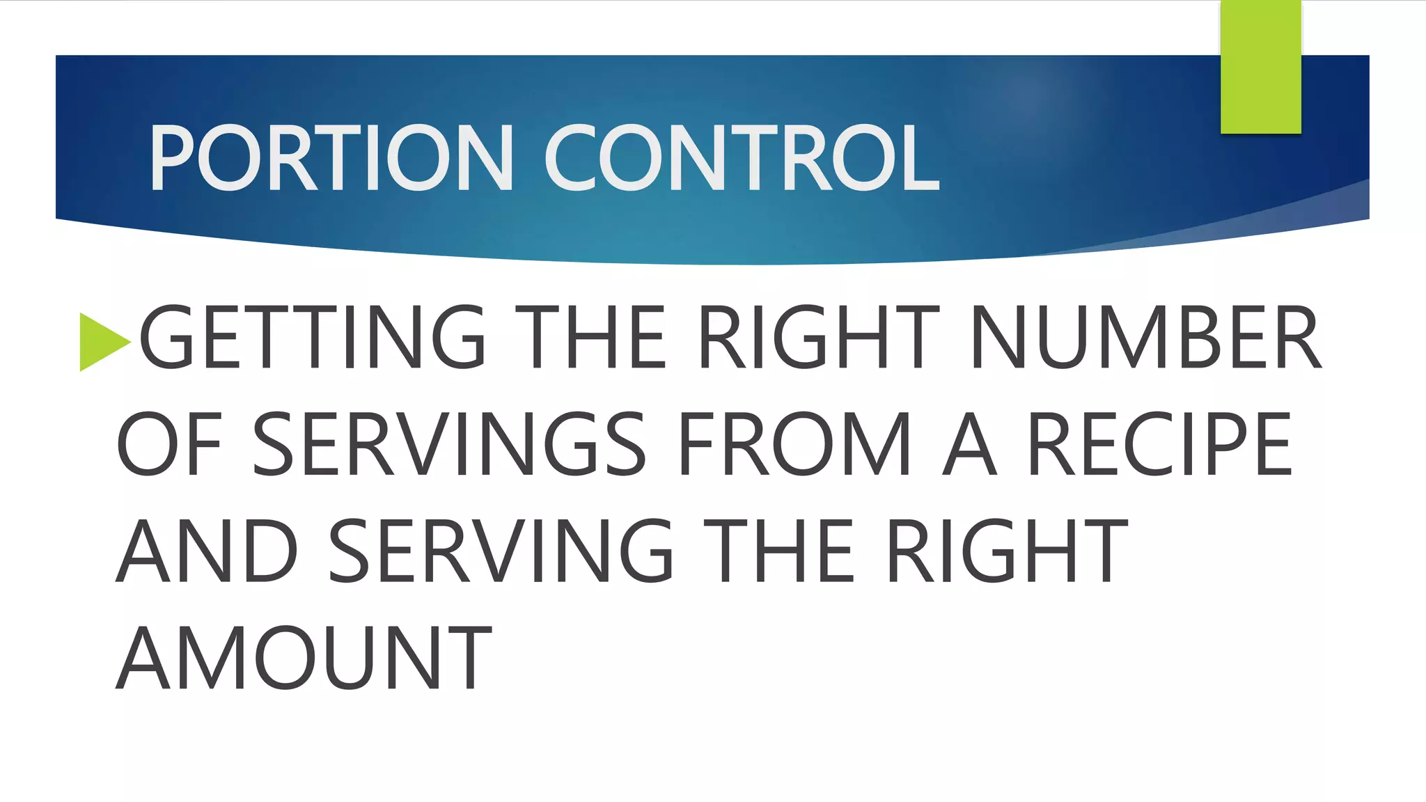 PORTION CONTROL.pptx