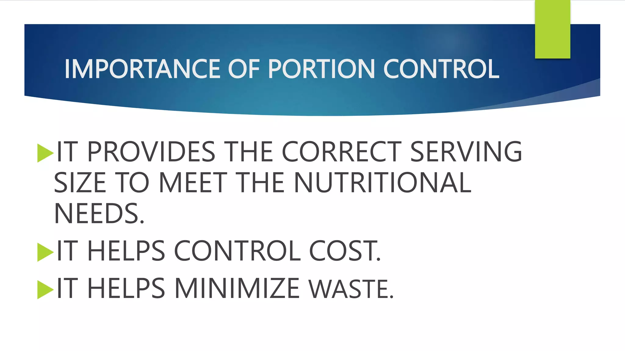 PORTION CONTROL.pptx