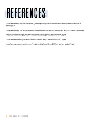 PORTION CONTROL GUIDE | PDF