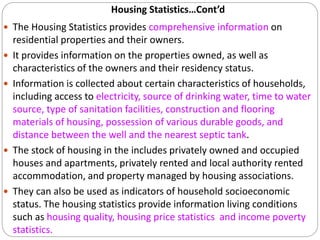 Portion Two Housing Statistics and Housing Market.ppt