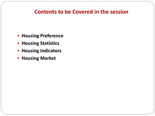 Portion Two Housing Statistics and Housing Market.ppt