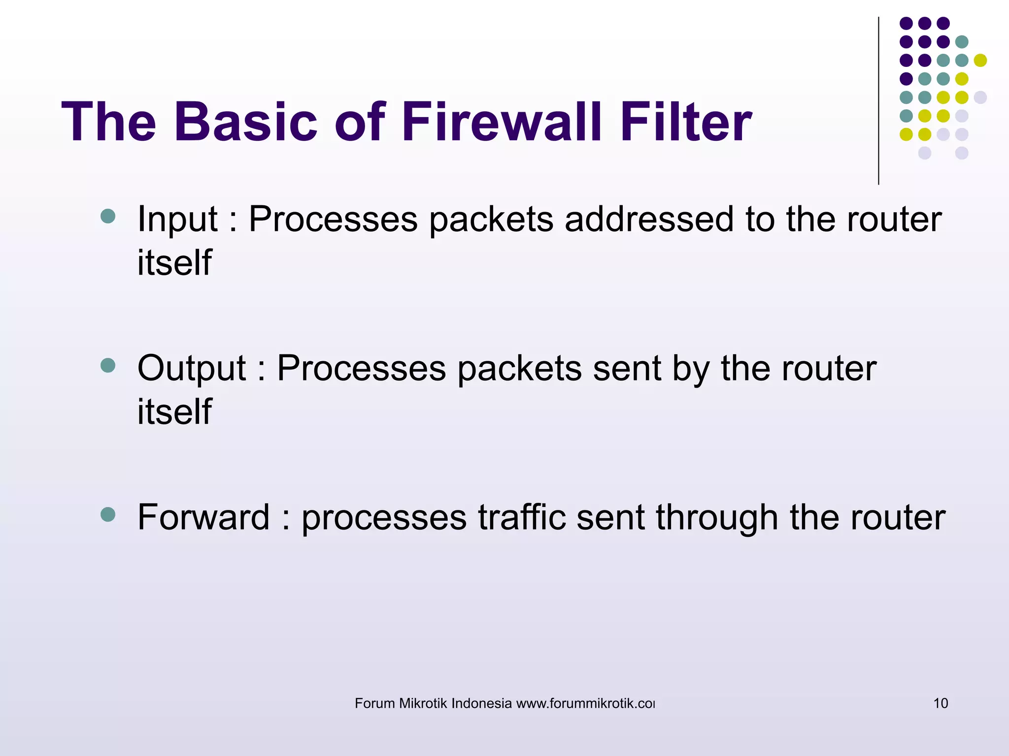 MikroTik Firewall : Securing your Router with Port Knocking | PDF | Computer Networking | Computing