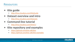 Kite SDK introduction for Portland Big Data | PPT