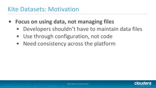 Kite SDK introduction for Portland Big Data | PPT