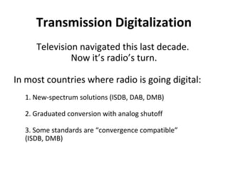 Radio's Digital Dilemma | PPT
