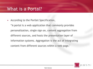 Portlet | PPT