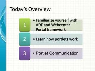Webcenter Portlal training... | PPTX