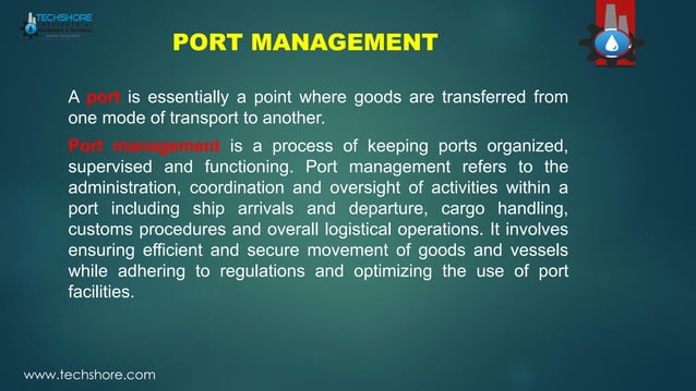 Understanding Port Management: A Gateway to Global Trade and Logistics ...
