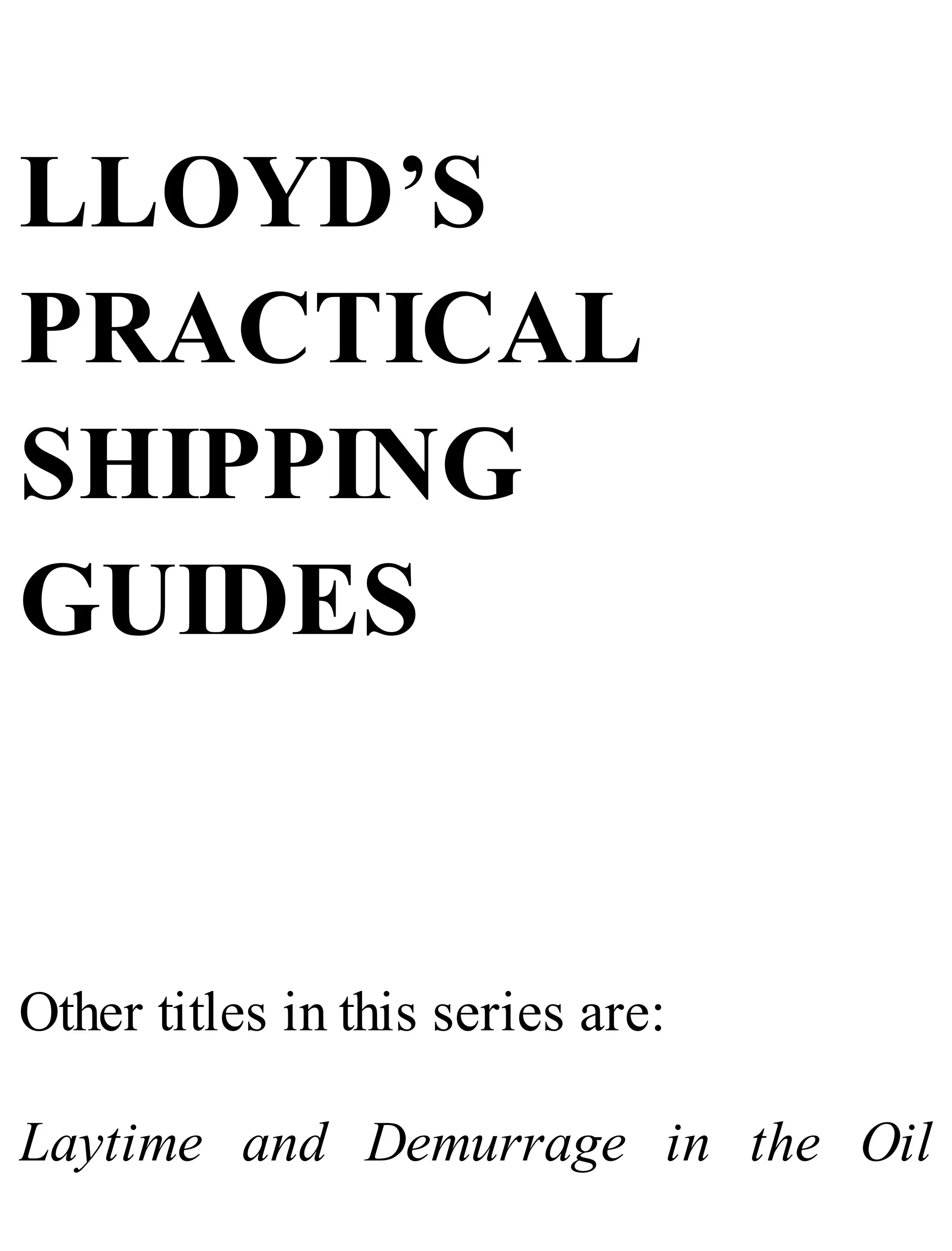 Port management and operations | PDF