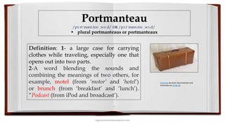 -Portmanteau words - | PPT