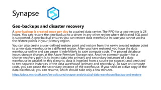 Disaster Recovery Synapse | PPTX