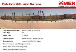 Porto cairo mall presentation | PDF