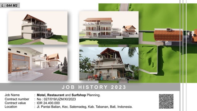 portopolio architecture 2025 dengan konsep modern | PPTX