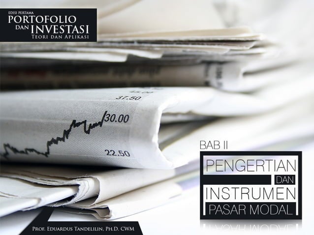 Portofolio investasi-bab-2-pengertian-instrumen-pasar-modal | PPT