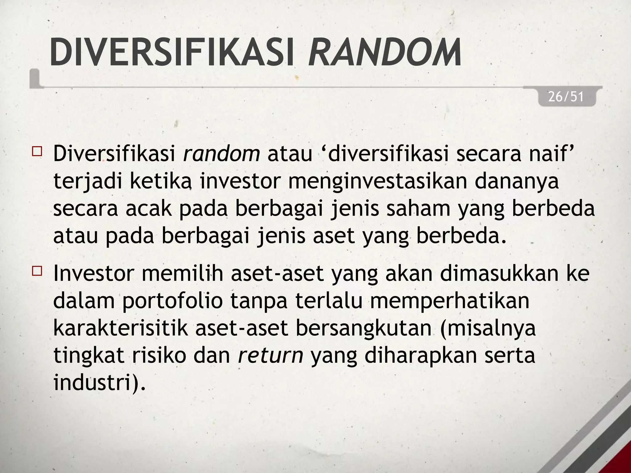 Portofolio investasi-bab-4-return-yang-diharapkan-resiko-portofolio | PPT