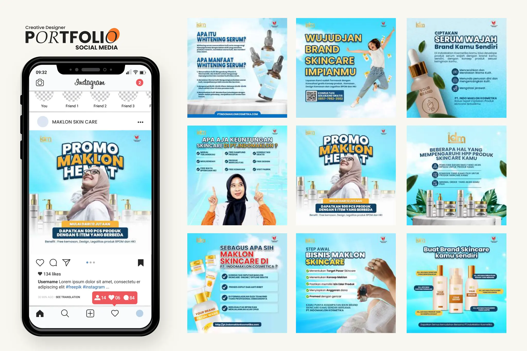 portofolio design grafis moch chairul anam | PDF