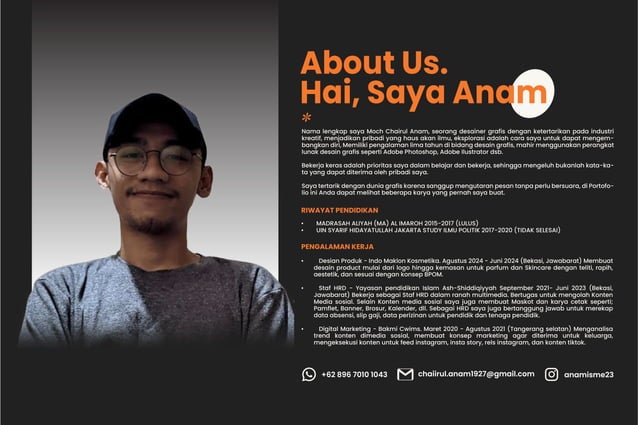 portofolio design grafis moch chairul anam | PDF