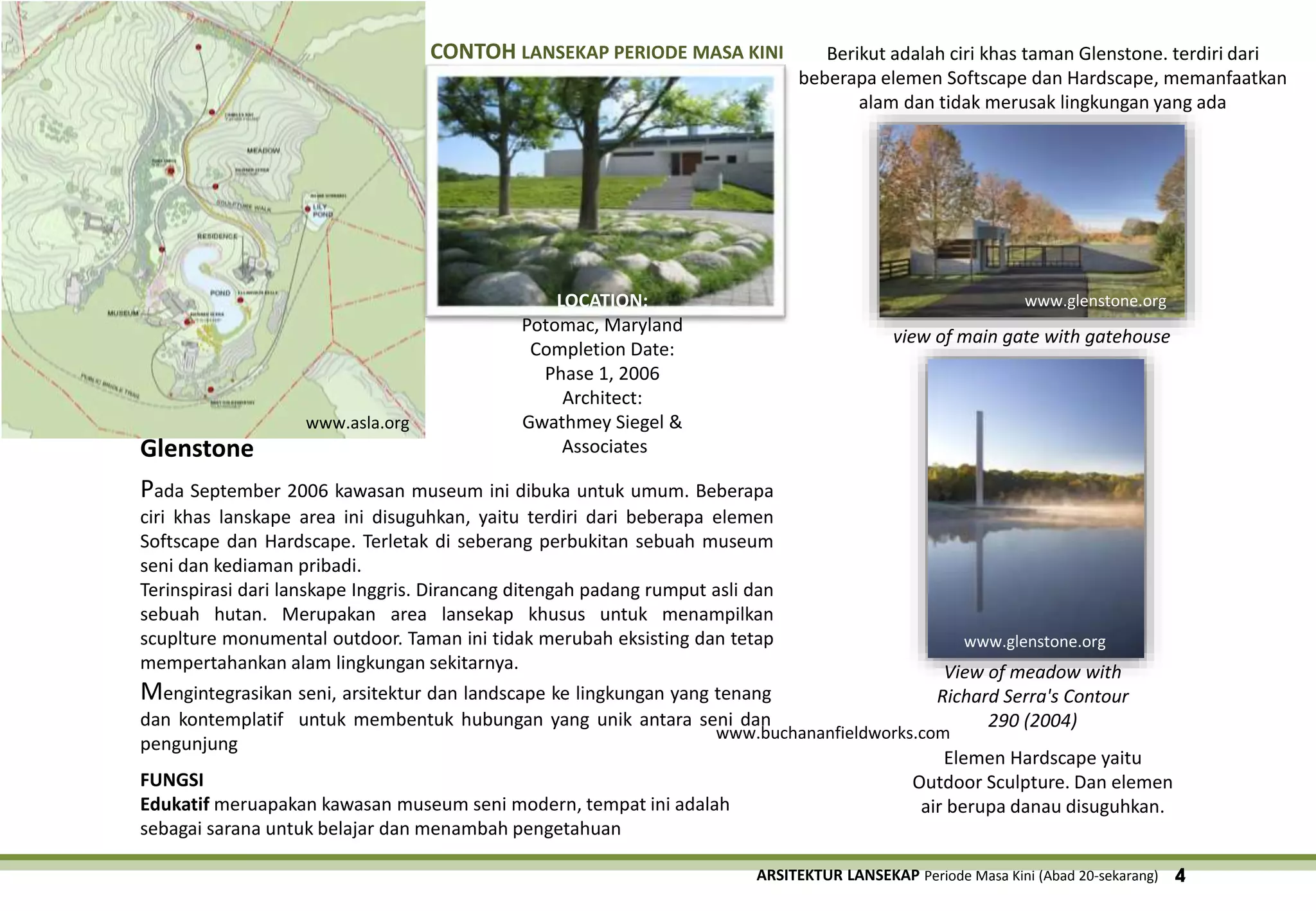 Arsitektur Lanskap Masa Kini | PPTX
