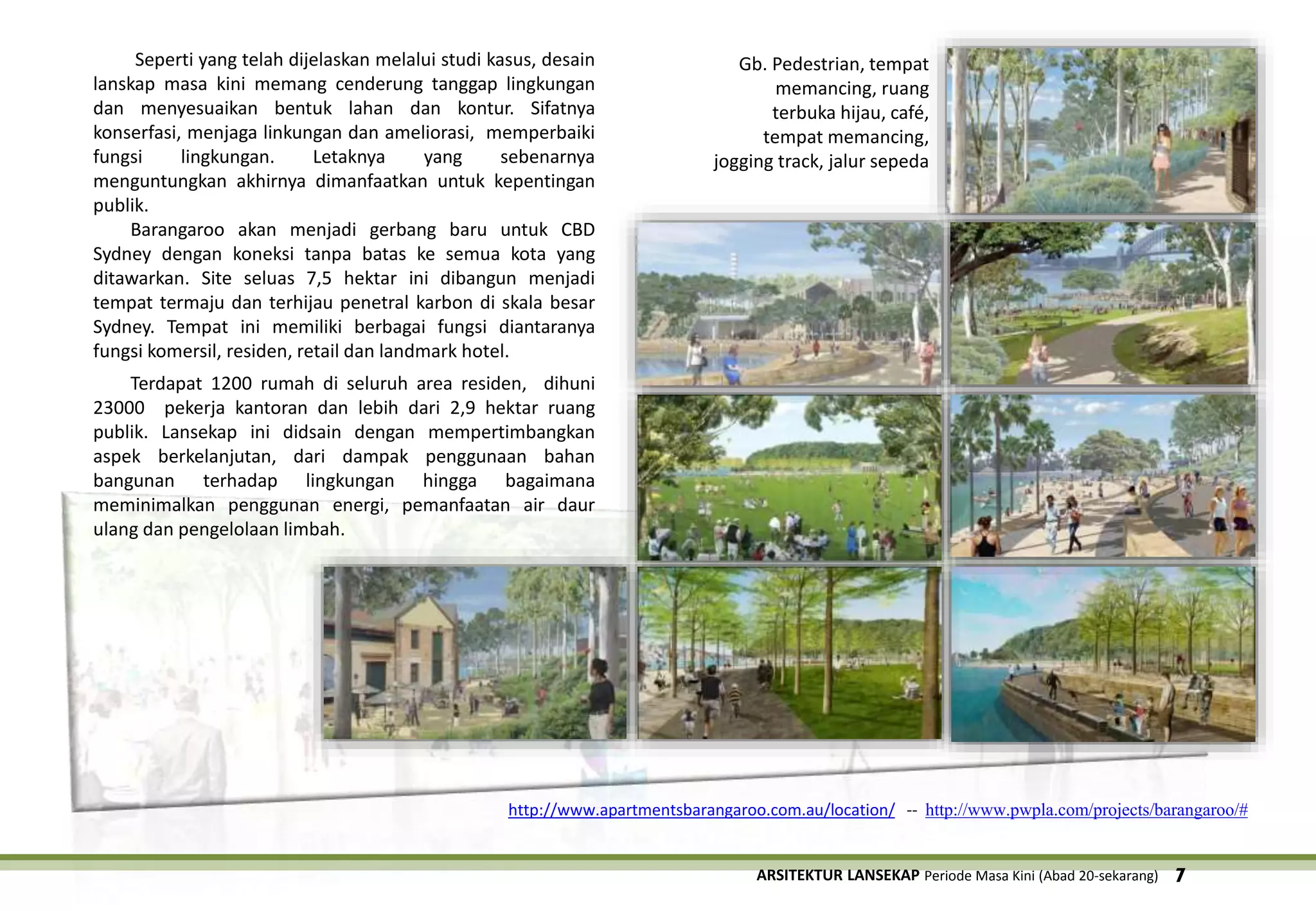 Arsitektur Lanskap Masa Kini | PPTX