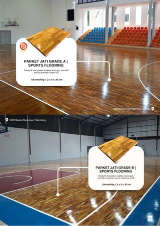 Jasa Lantai Kayu Lapangan Basket Profesional Se-Indonesia! | PDF