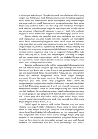 Portofolio mata kuliah farusa | DOCX