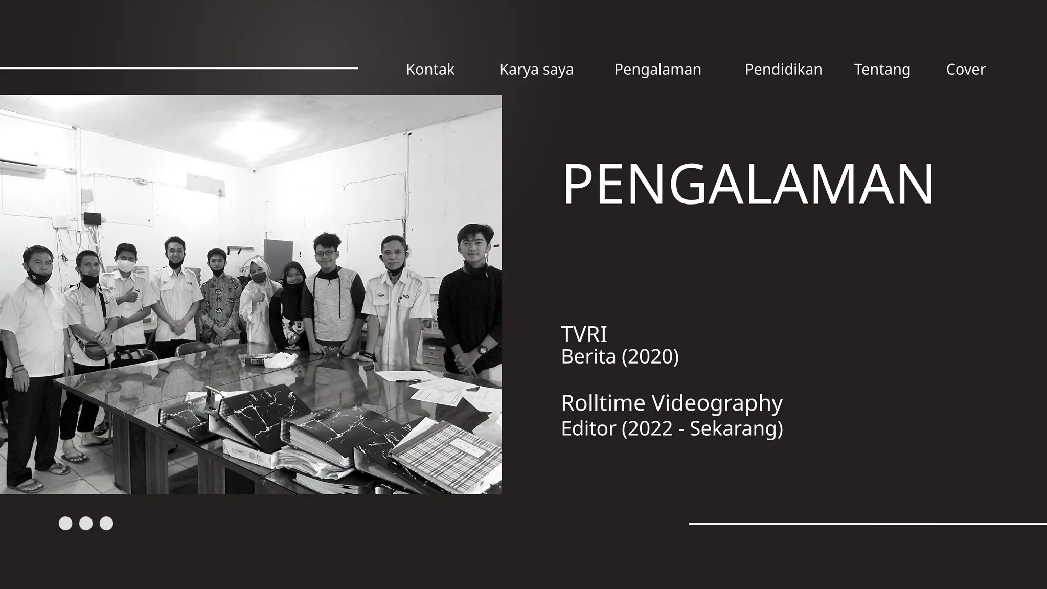 Portofolio Power point template editable | PPSX