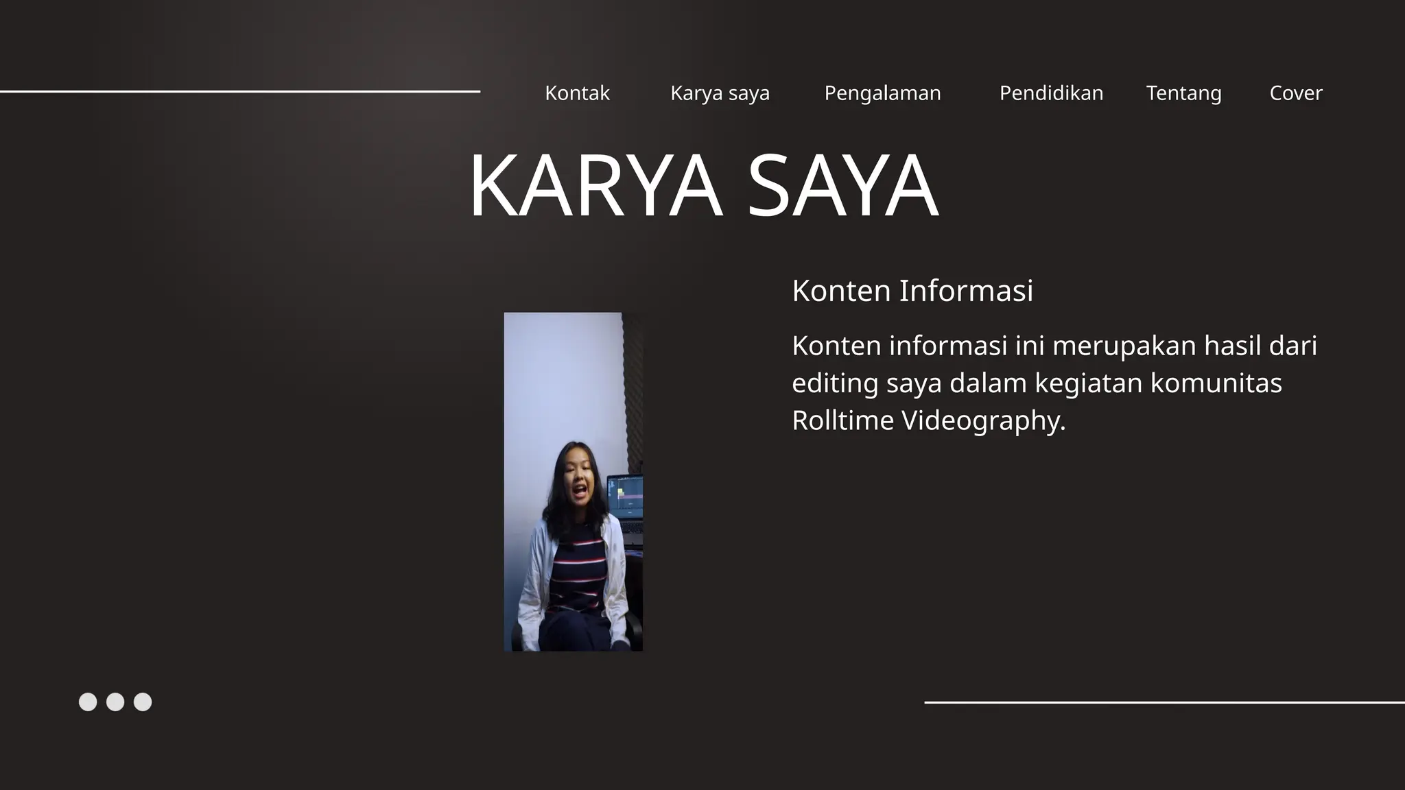Portofolio Power point template editable | PPSX