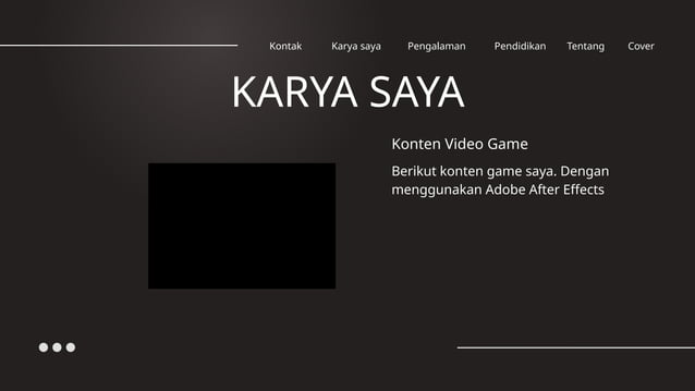 Portofolio Power point template editable | PPT