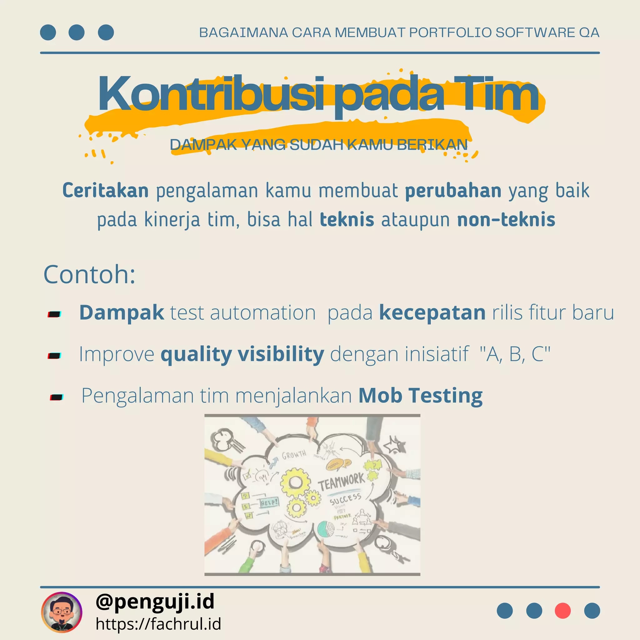 Bagaimana Cara Membuat Portofolio Untuk Software QA | PDF