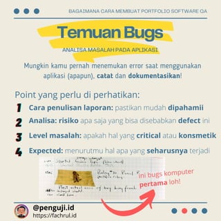 Bagaimana Cara Membuat Portofolio Untuk Software QA | PDF