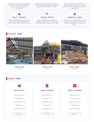 Portofolio Web Jasa Konstruksi dari Japersweb | PDF
