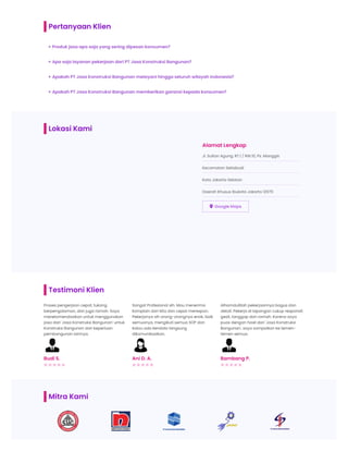 Portofolio Web Jasa Konstruksi dari Japersweb | PDF