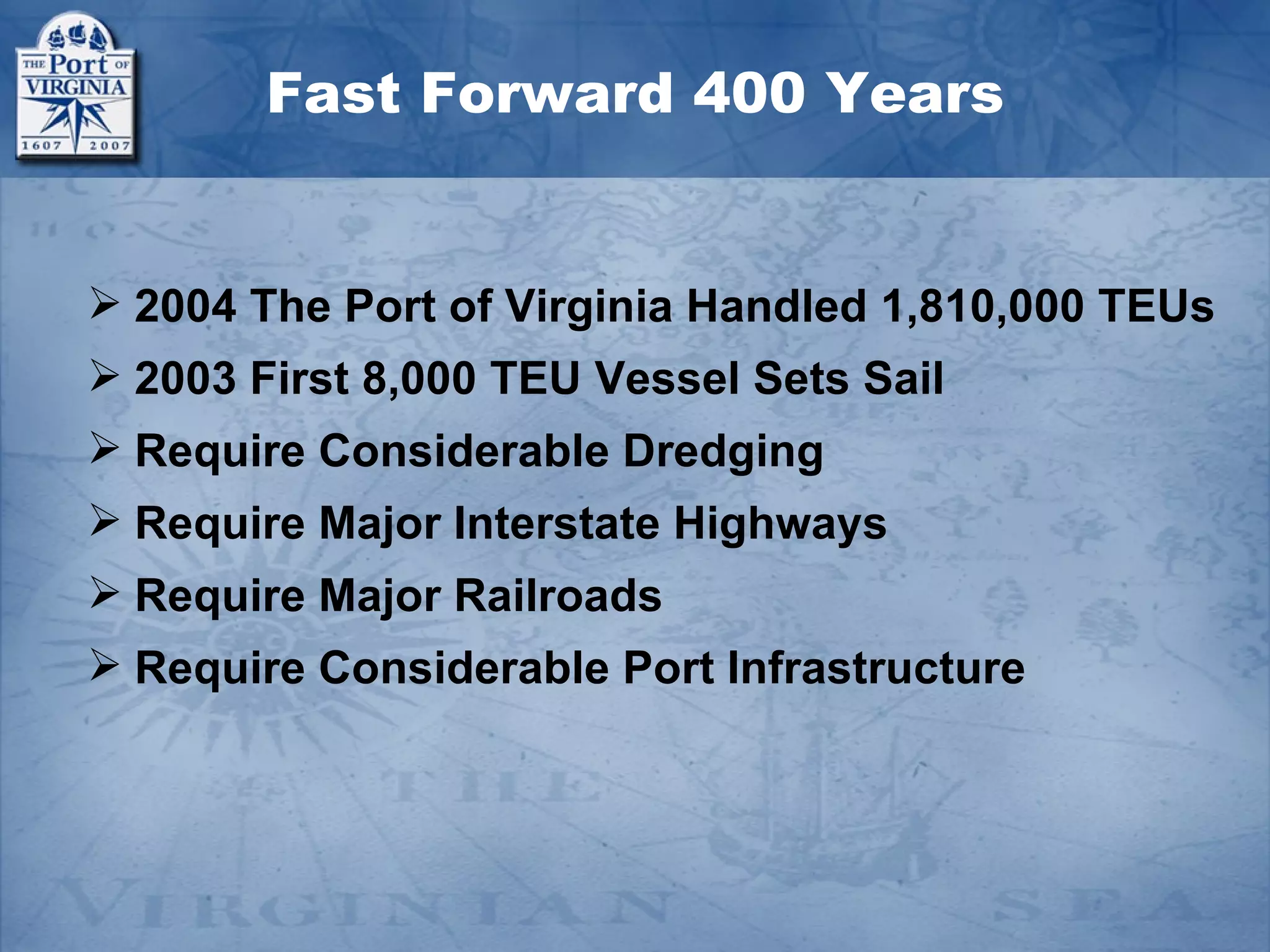 Port Of Virginia 101 | PPT