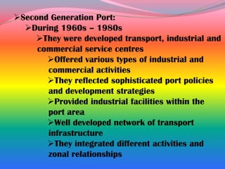 Port operations & management slideshow | PPSX