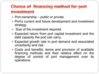 Port Planning Pricing Tariff | PDF